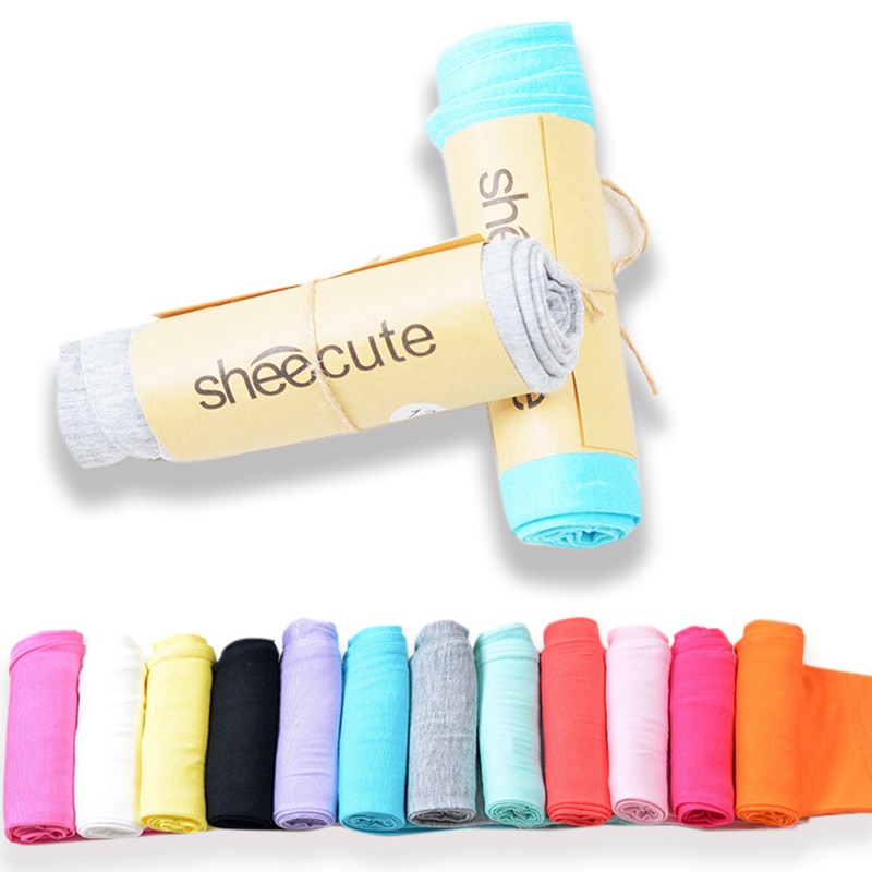 Girl's Plain Spandex Pants with Elastic Waist - Kid Pipe