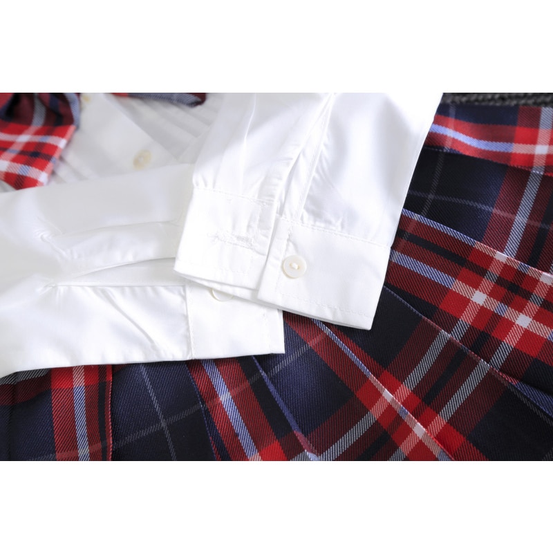 Girl's School Style Cotton Clothing Set - Kid Pipe