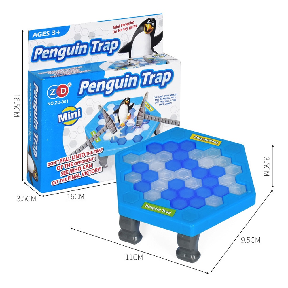 Mini Penguin Trap Board Game - Kid Pipe