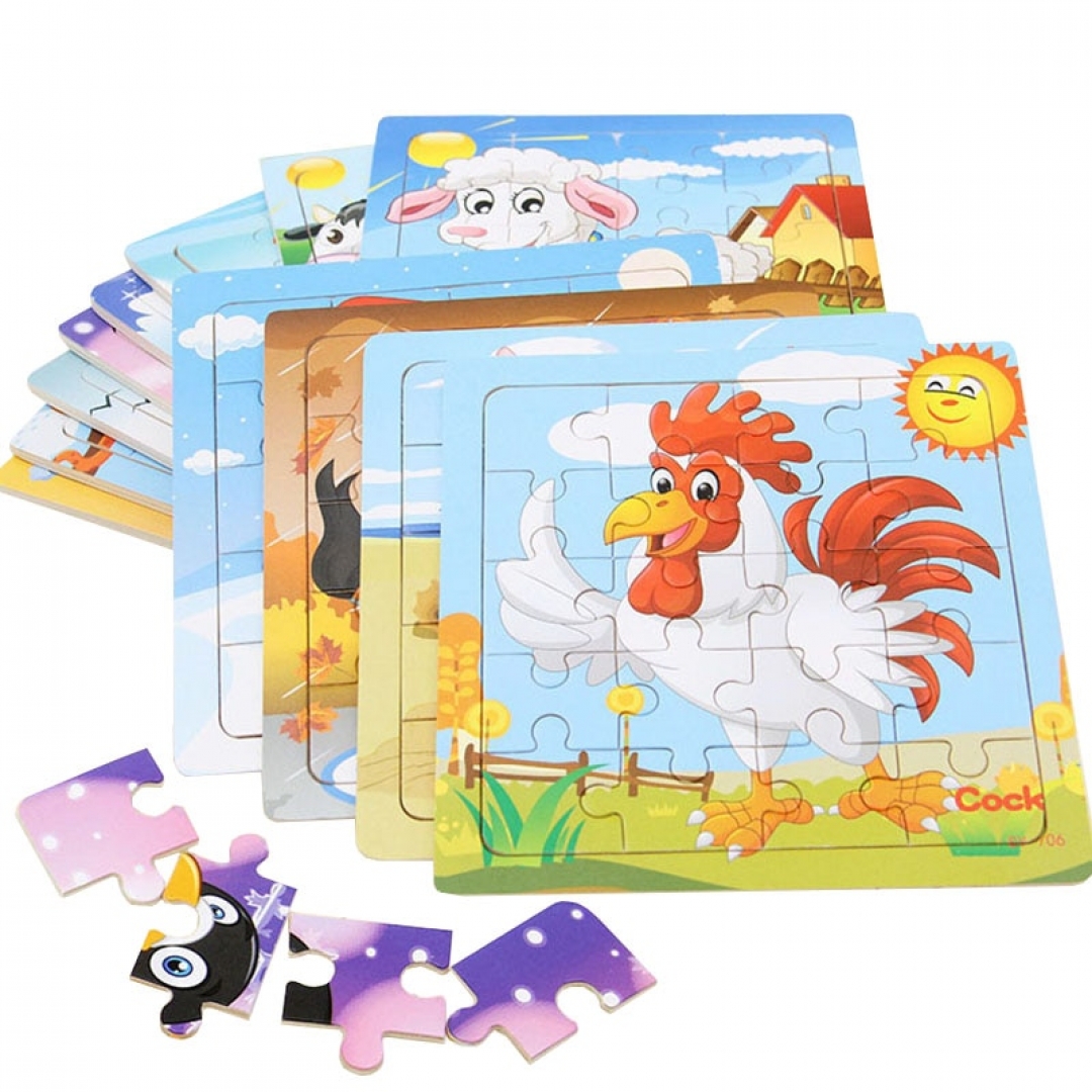 Educational Puzzle and Jigsaw for kids under 5 - Kid Pipe